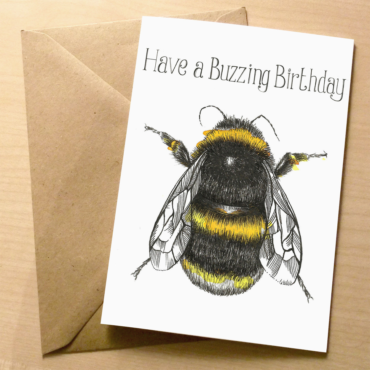 Bumblebee Birthday Card